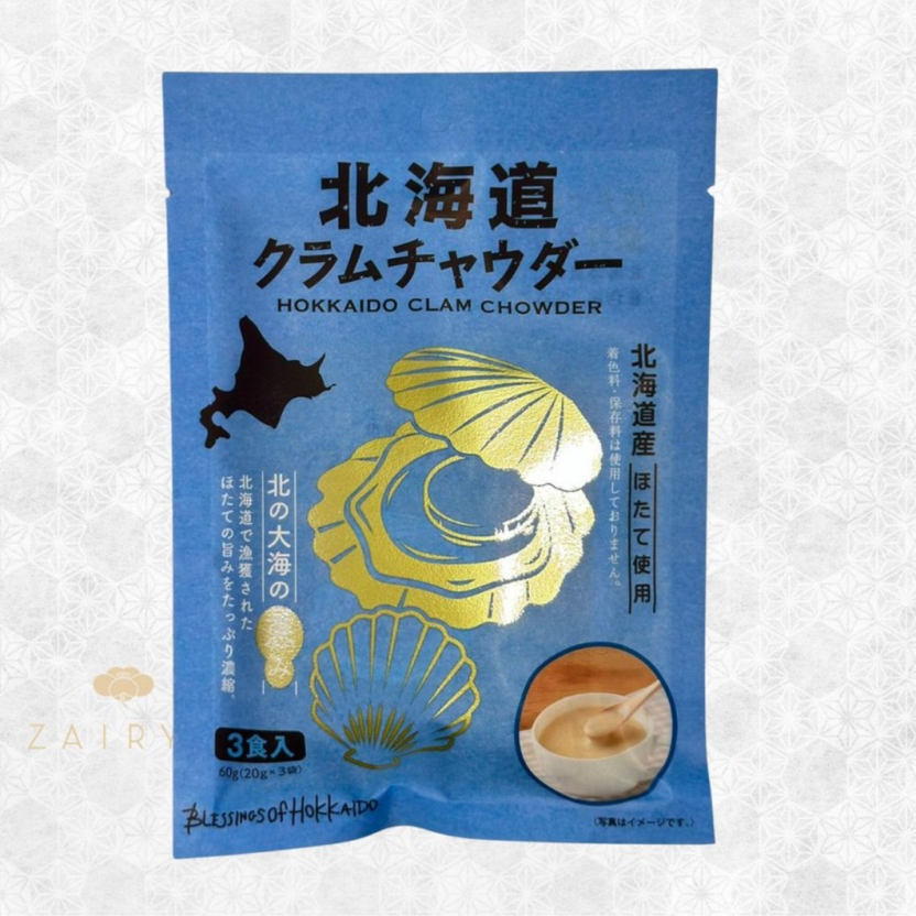 Blessings of Hokkaido Instant Cream Soups - 3 Flavours (Scallop, Ebi ...